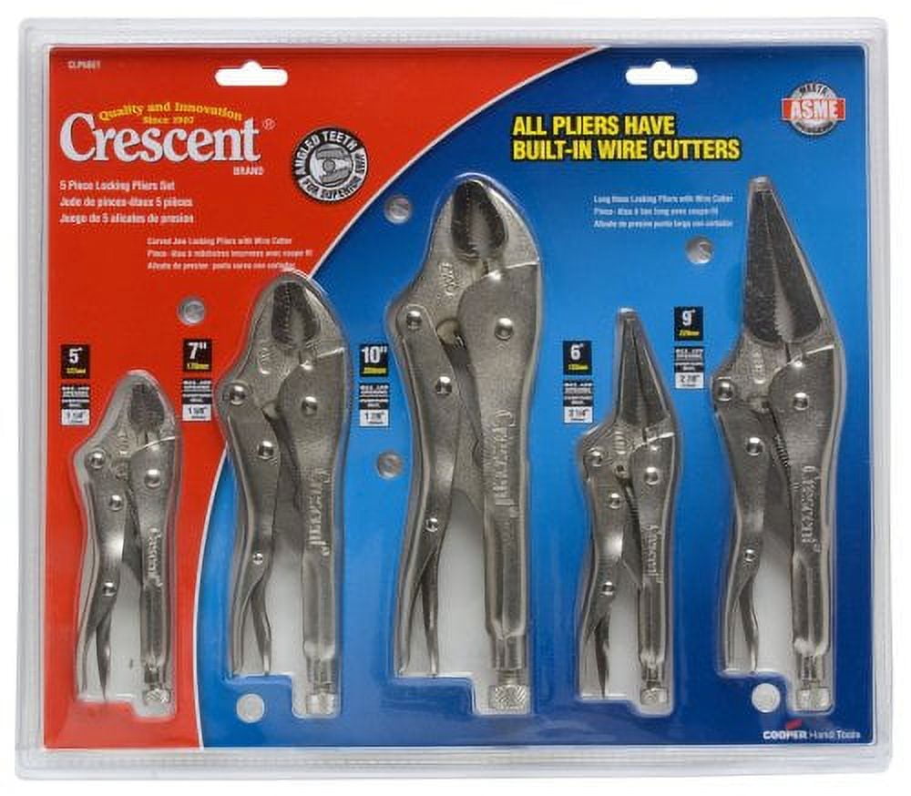 5PIECE LOCKING PLIER SET - Walmart.com