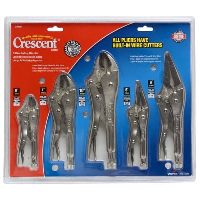 5PIECE LOCKING PLIER SET - Walmart.com