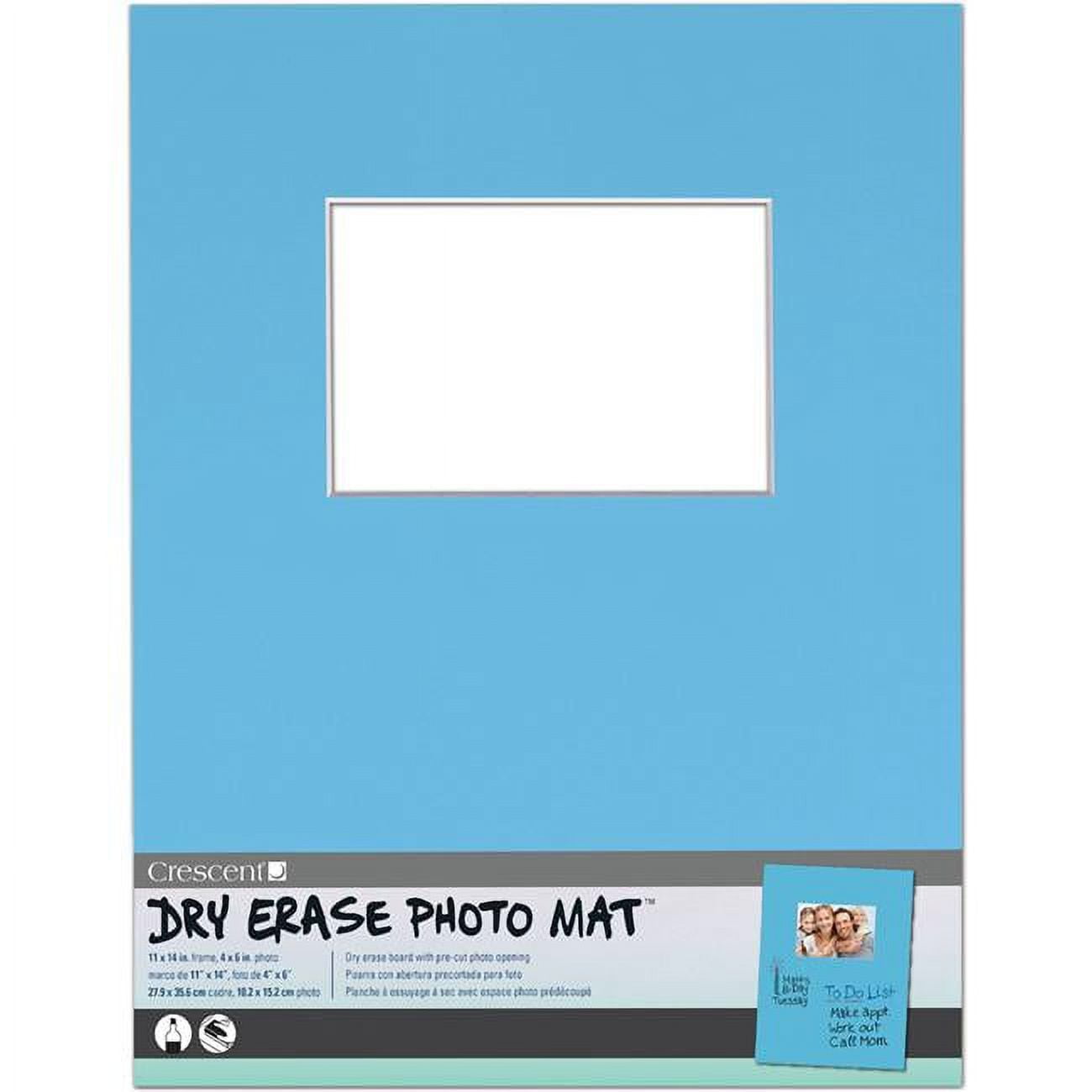 Crescent Cardboard 12-30-306 11 x 14 in. Dry Erase 4 x 6 in. Photo Mat ...