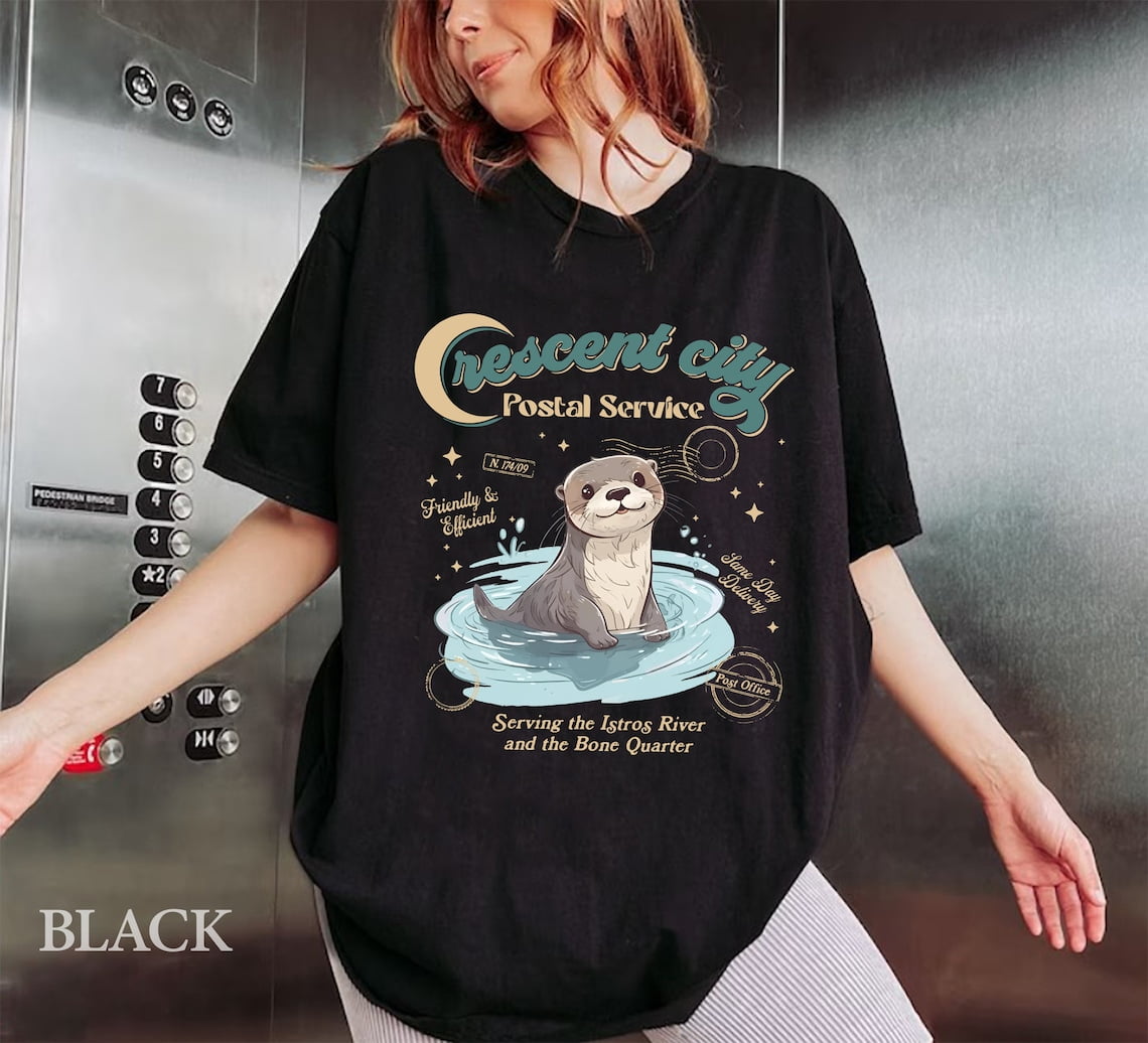 Crescent City Postal Service Shirt, Otter Service T-shirt, Sjm Crescent ...