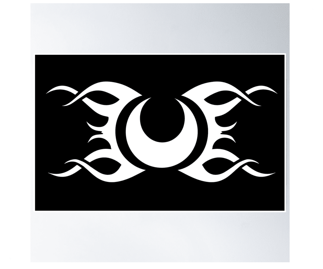 Crescent Flare Poster Wall Art Modern Wall Decor - Walmart.com