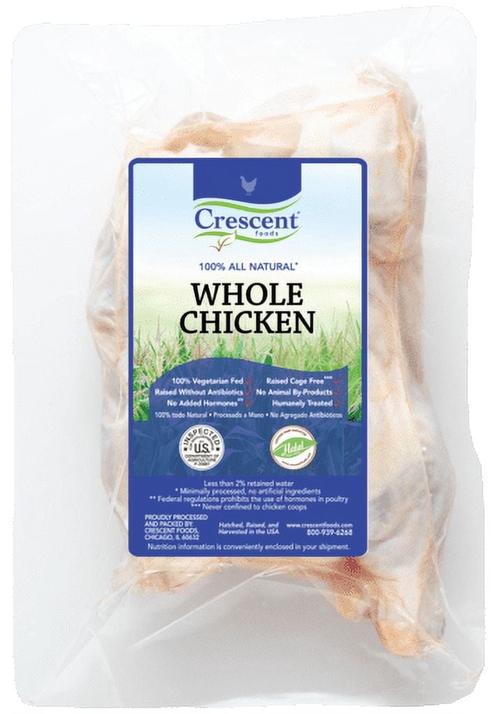 Crescent Foods, Whole Chicken, 5 Whole Chickens, Halal - Walmart.com