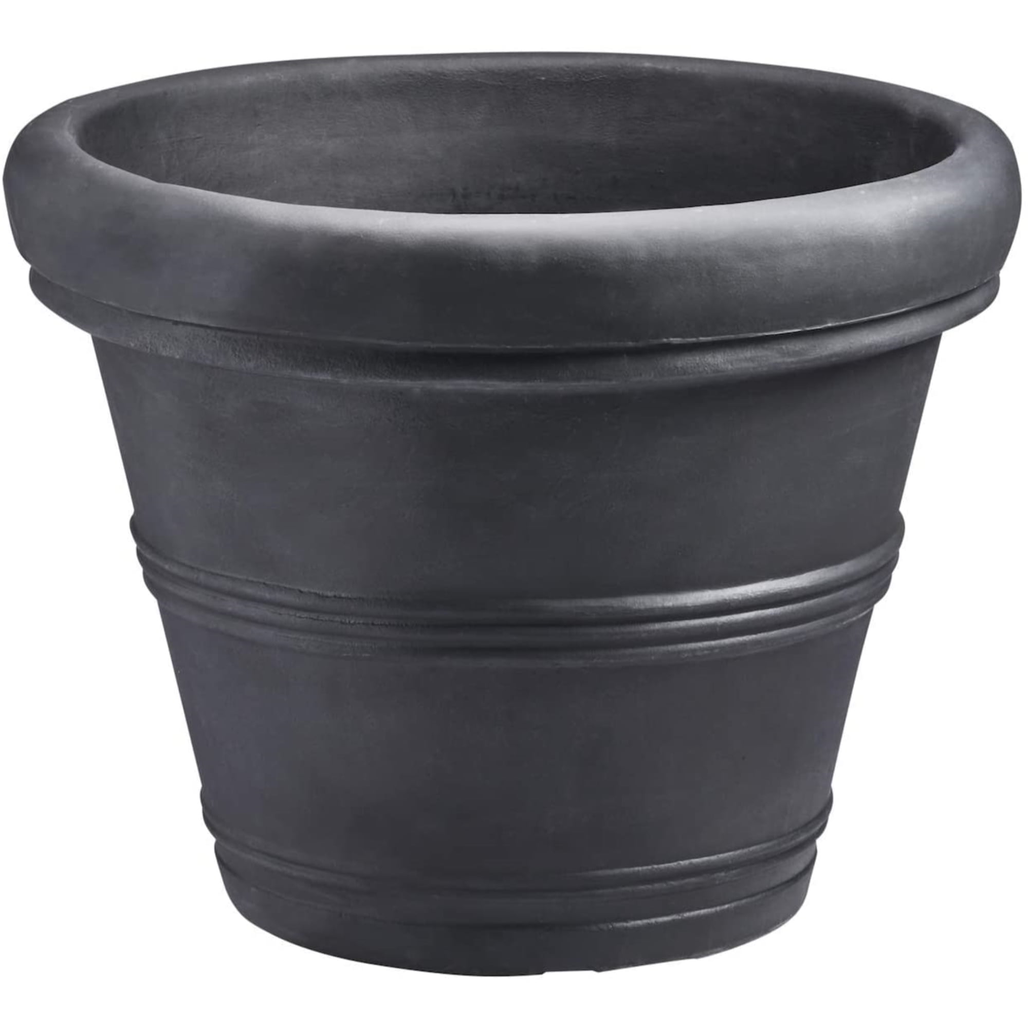"Crescent Garden Brunello 27"" Round Planter Pot for Outdoor Gardening ...