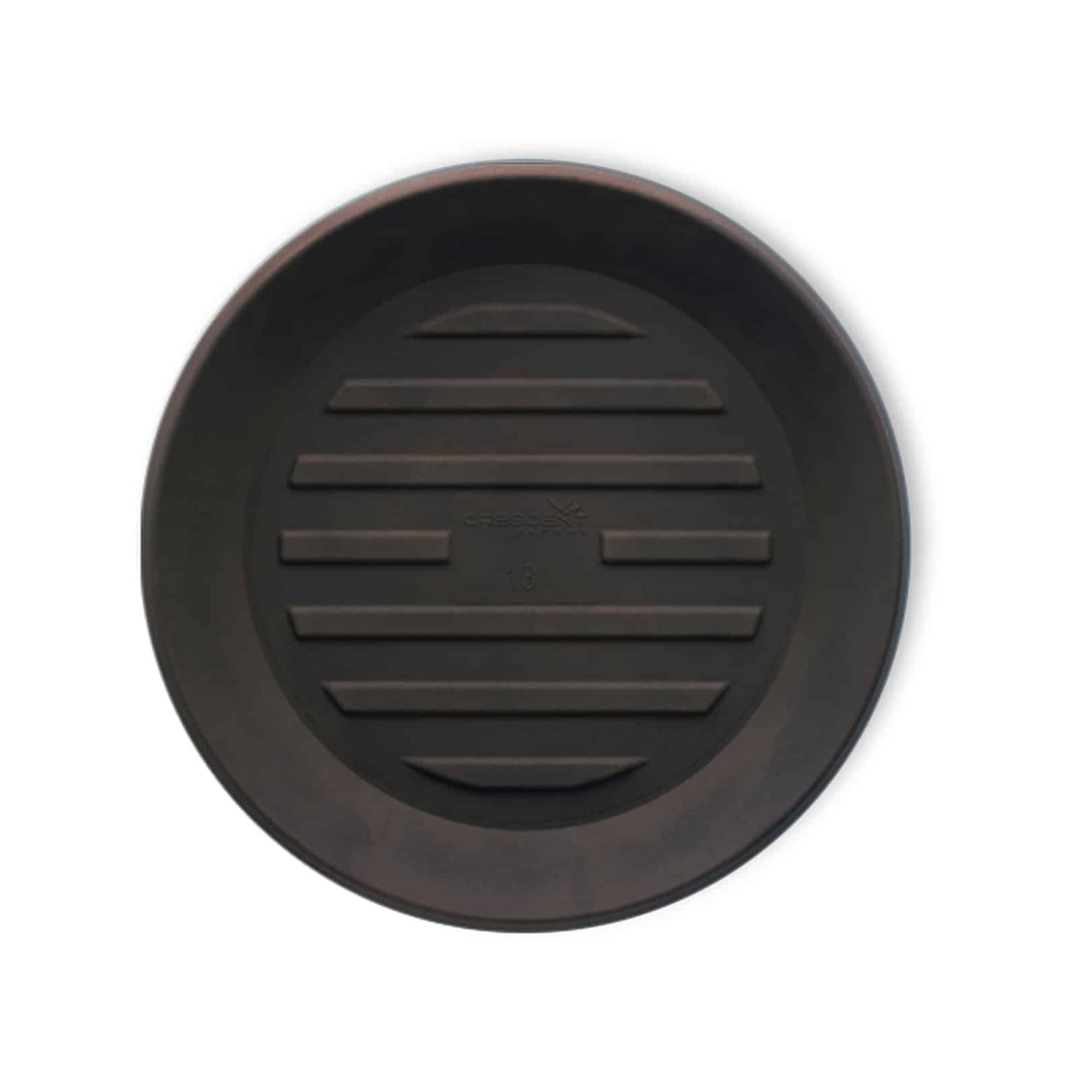Crescent Garden Universal Round Plastic Plant Saucer, Old Bronze, 11in ...