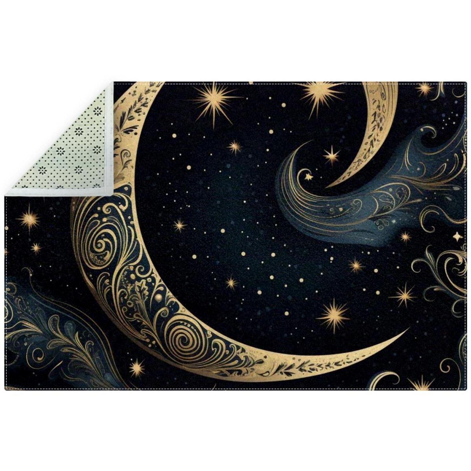 Crescent Kitchen Mat | Comfortable Polyester Floor Mat for Standing ...