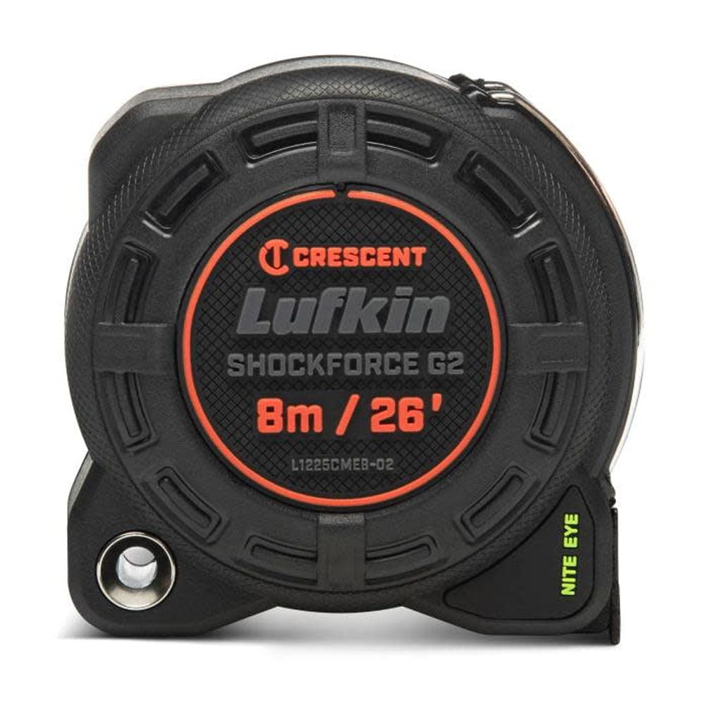 Crescent Lufkin Shockforce Nite Eye G2 26 Ft Tape Measure - Walmart.com
