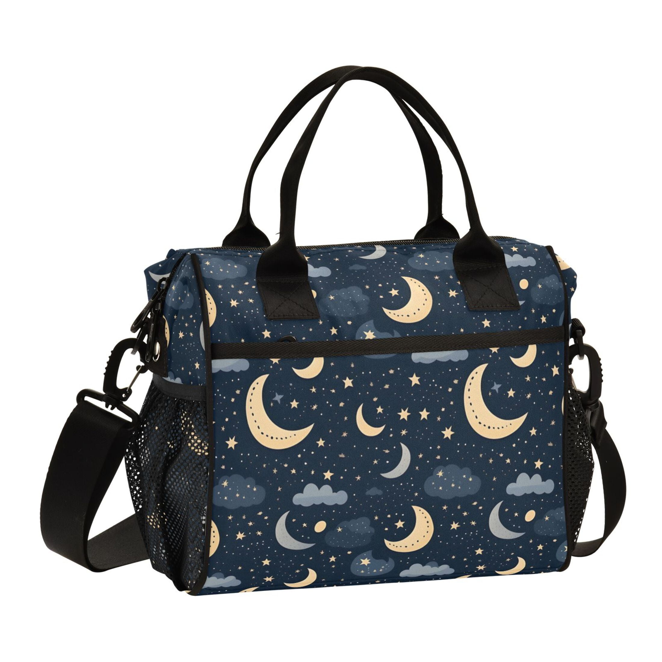Crescent Moon Star Cloud Lunch Bag Insulated Lunch Box Leakproof ...