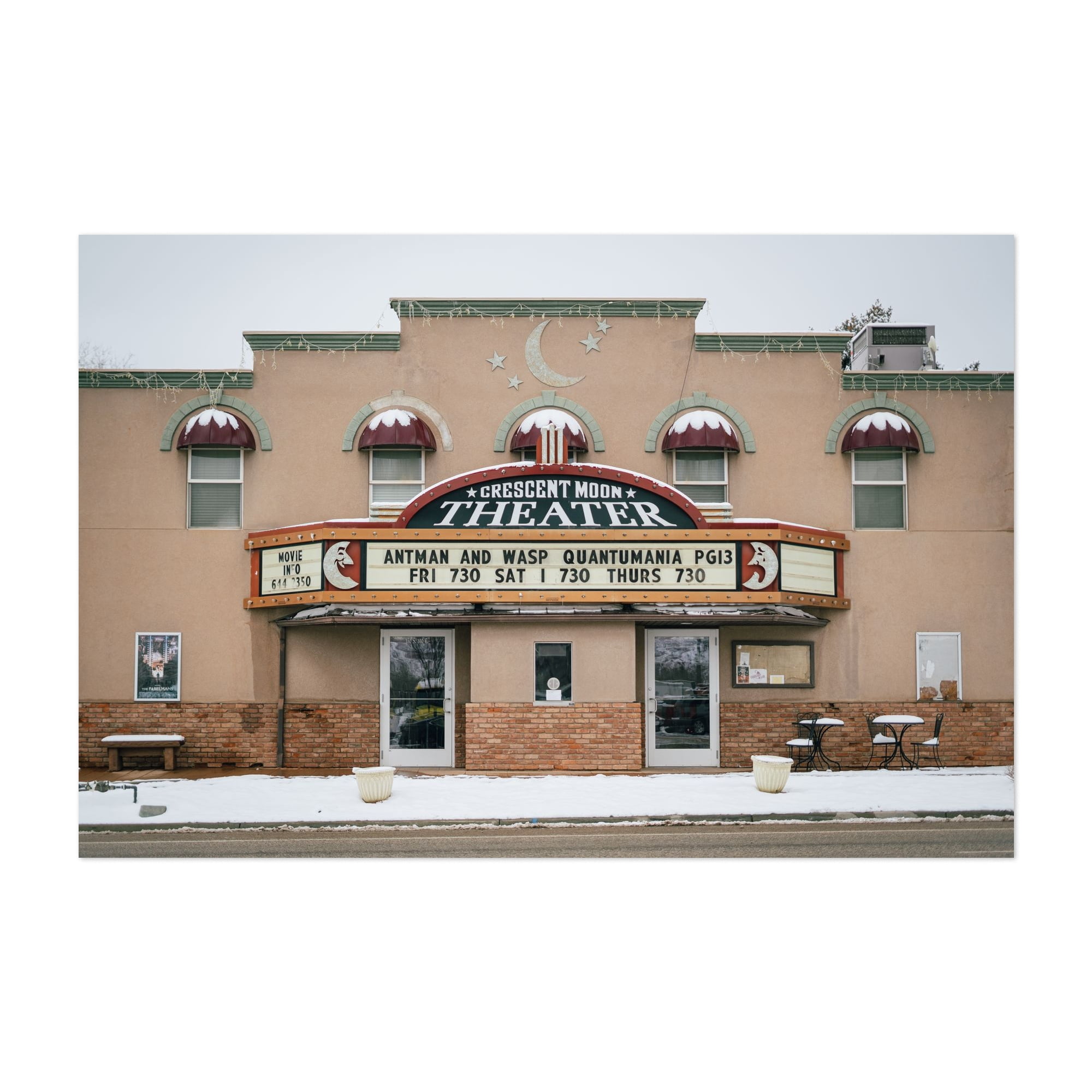 Crescent Moon Theater, Kanab - Kanab Utah Photography Unframed Wall Art ...
