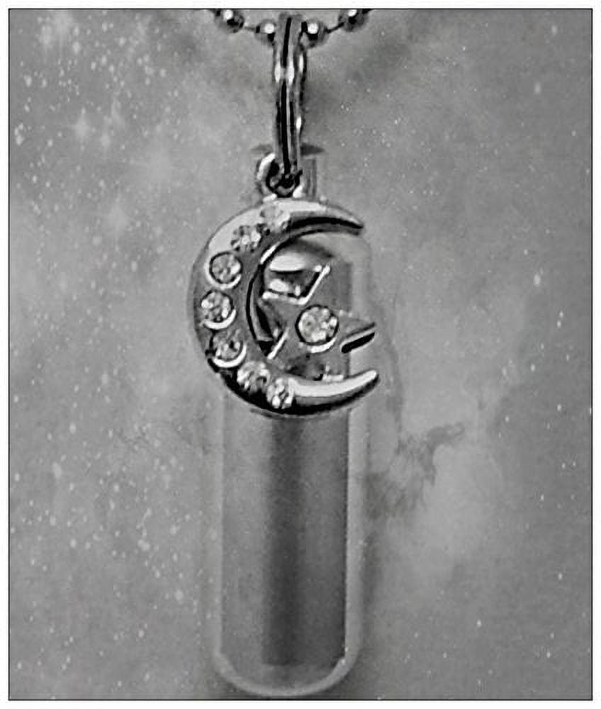 Crescent Moon and Star Cremation Urn with Laser Engraved Heart ...