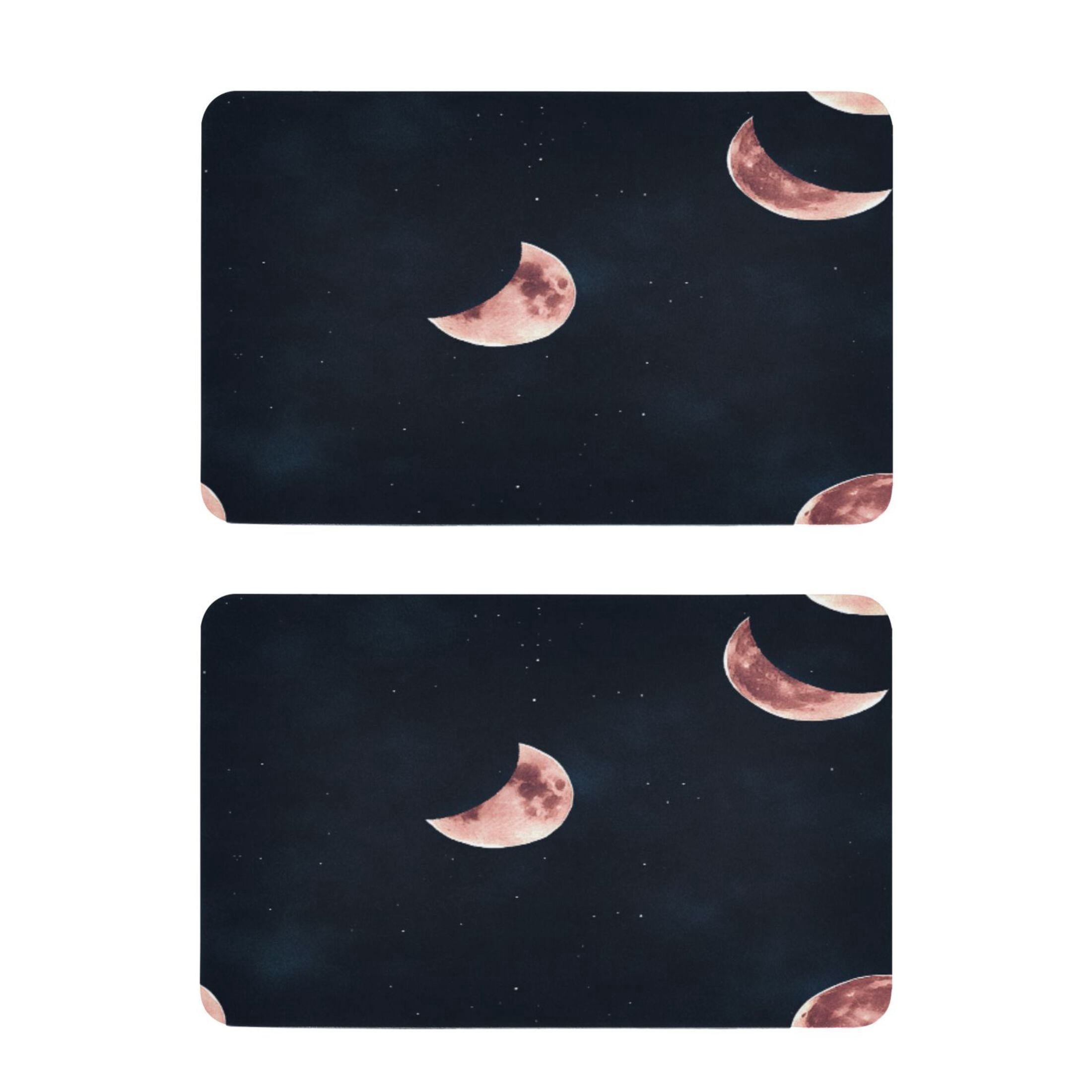 Crescent Moons 2 Pack 4x2.5 Inch Magnetic Stickers Thick and Strong for ...
