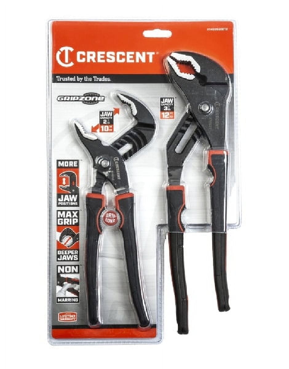 Crescent Rt400Sgset2-05 Tongue And Groove Plier Set, 10 Inch X 12 Inch ...