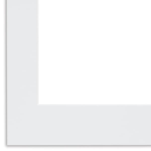 Crescent Select Conservation Solids Pre-Cut Mat - Vivid White, 4 ply ...