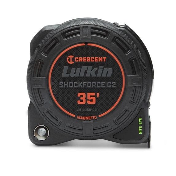 Crescent Shockforce Nite Eye G2 35' Magnetic Inch Tape Measure with ...