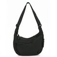 Crescent Shoulder Crossbody Bags for Women Nylon Slouchy Sling Crescent ...