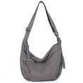 Crescent Shoulder Crossbody Bags for Women Nylon Slouchy Sling Crescent ...