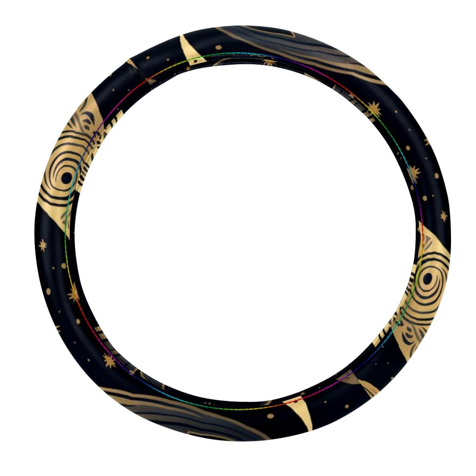 Crescent Sign 14.5 Inch Printing PVC Leather Auto Accessories Car Wheel ...