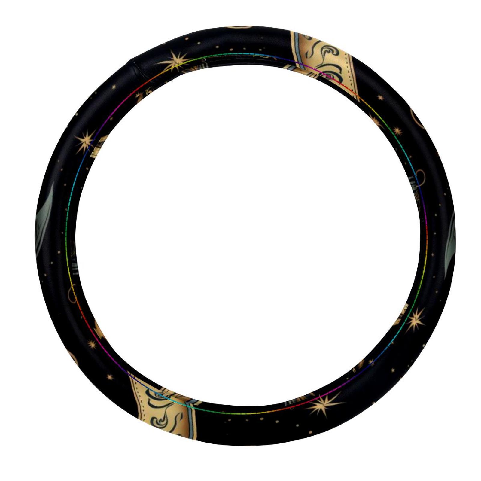 Crescent Sign 14.5 Inch Printing PVC Leather Car Wheel Cover, Auto ...