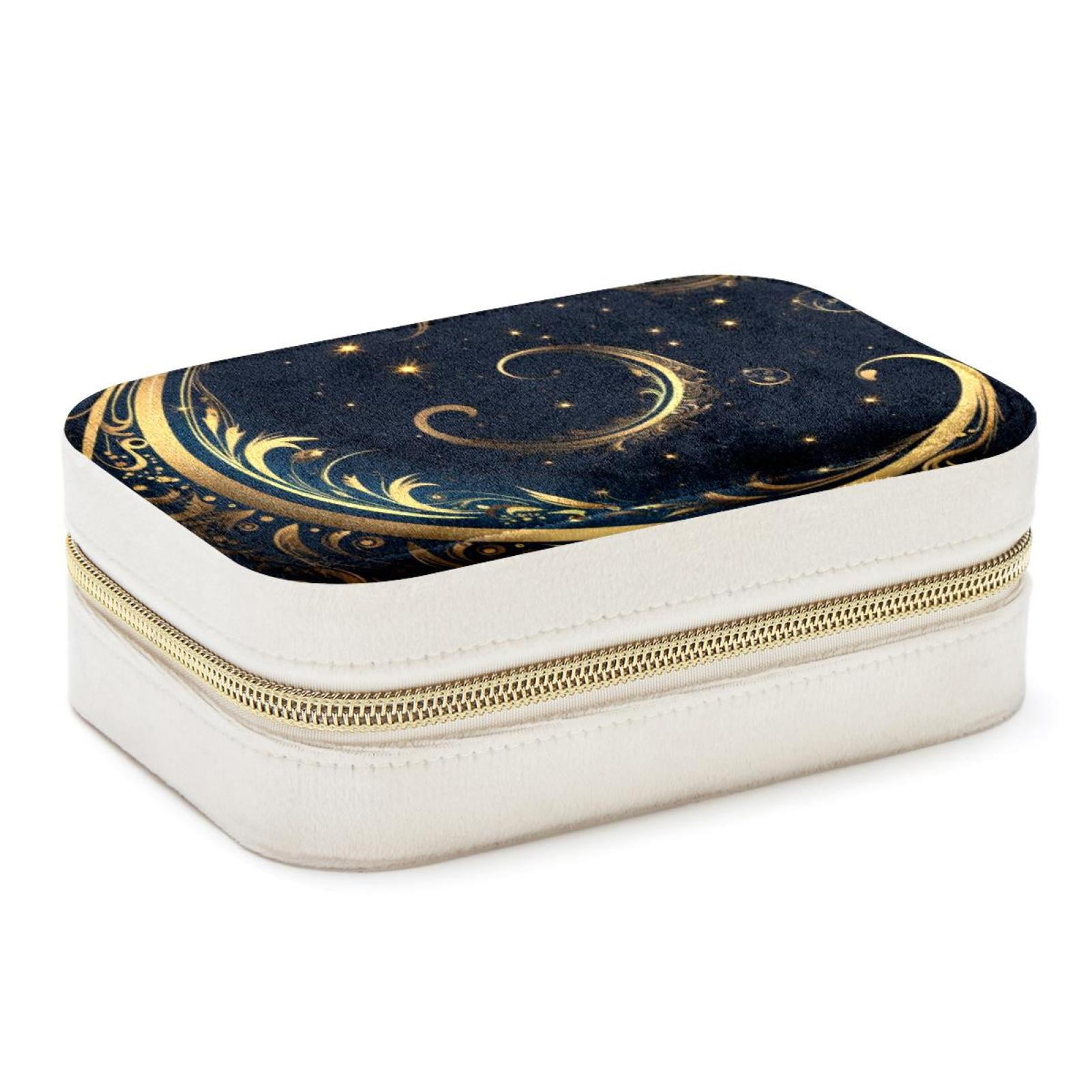 Crescent Sign Portable Velvet Travel Organizer with Removable ...