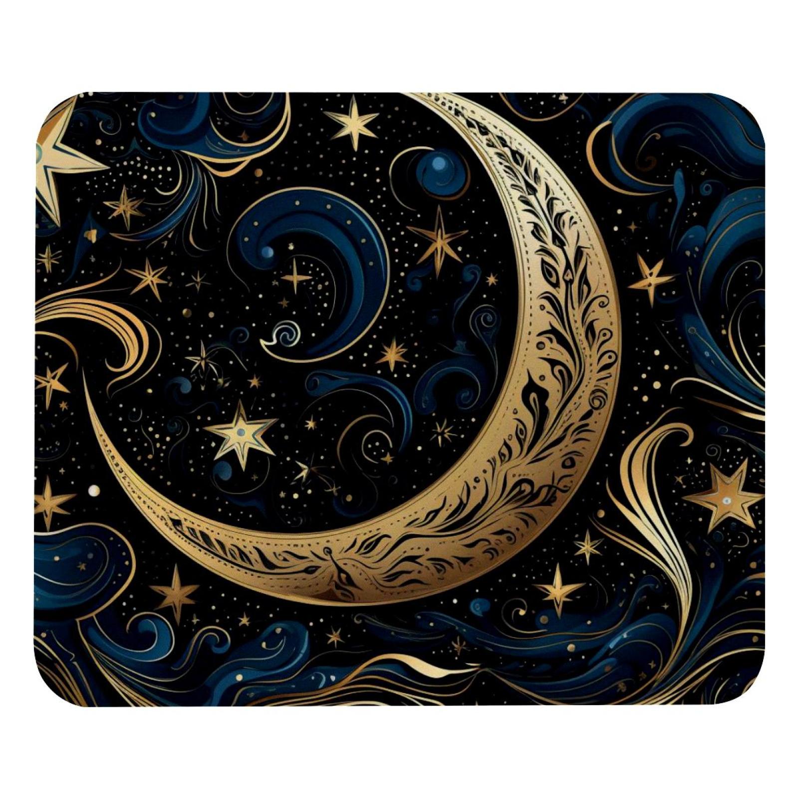 Crescent Sign Printed Square Desk Pad, 8.3x9.8 Inch Non-Slip Rubber ...