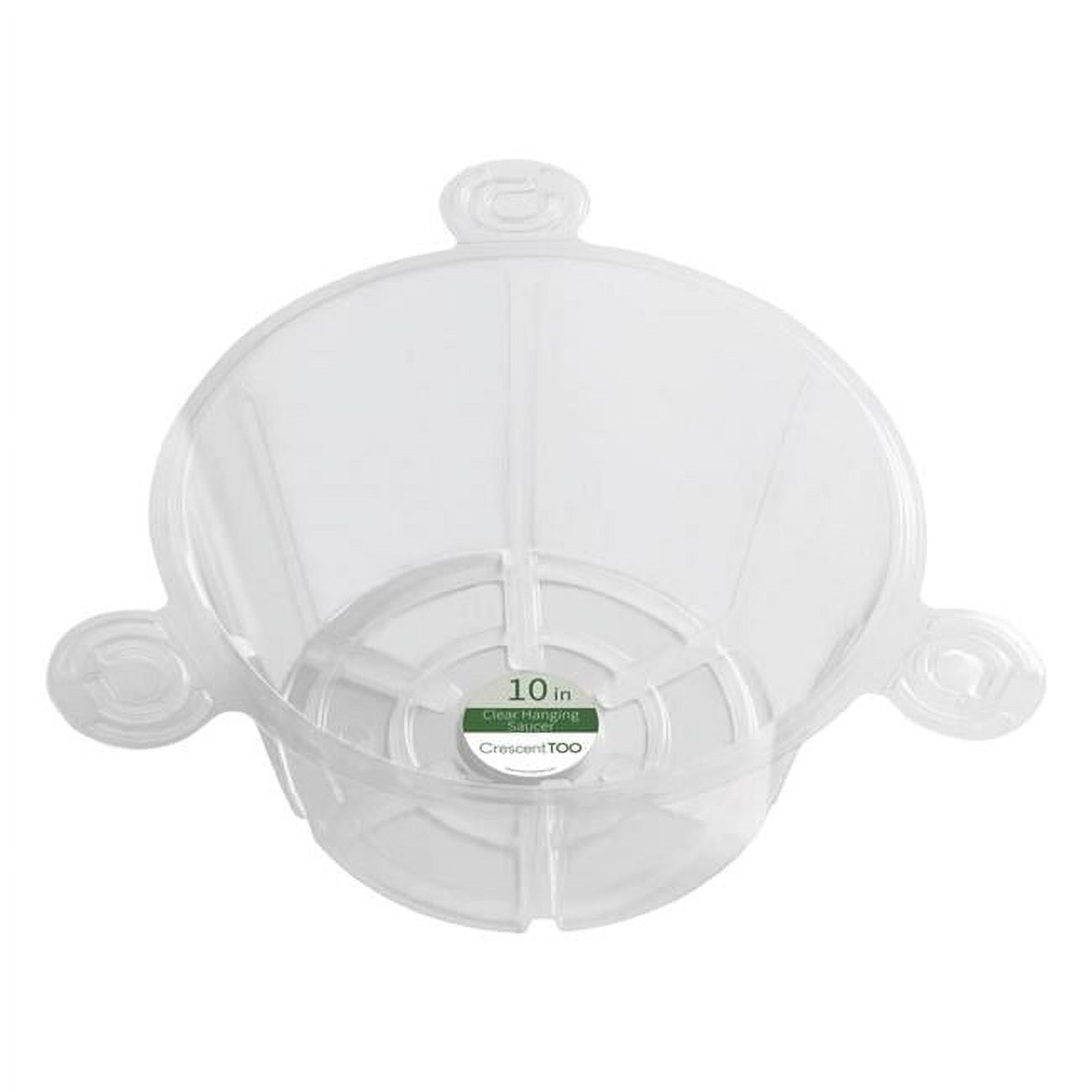 Crescent Too 7037068 5 x 10 in. Polyethylene Hanging Basket Drip Pan ...