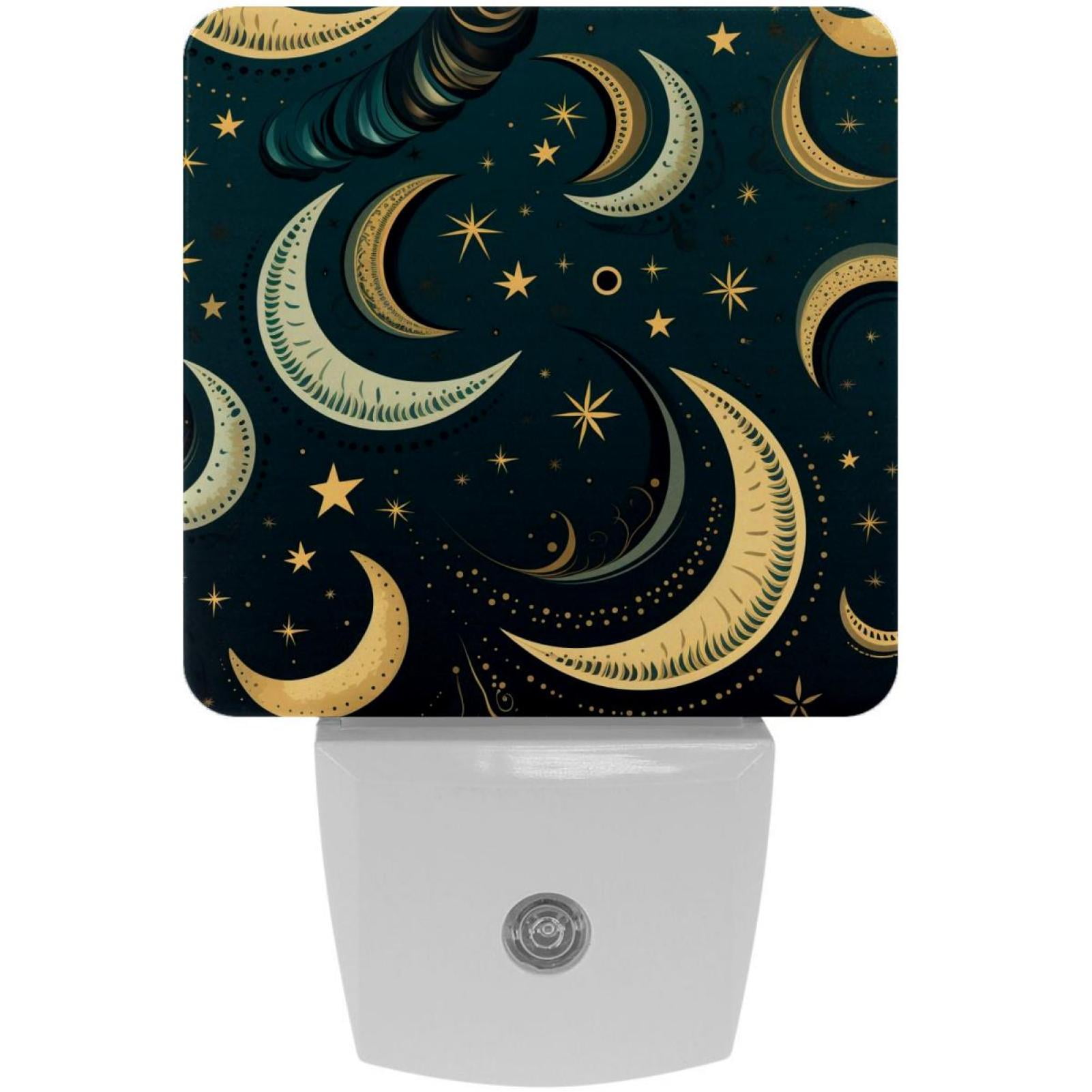 Crescent moon symbol LED Square Night Light - Compact and Energy ...