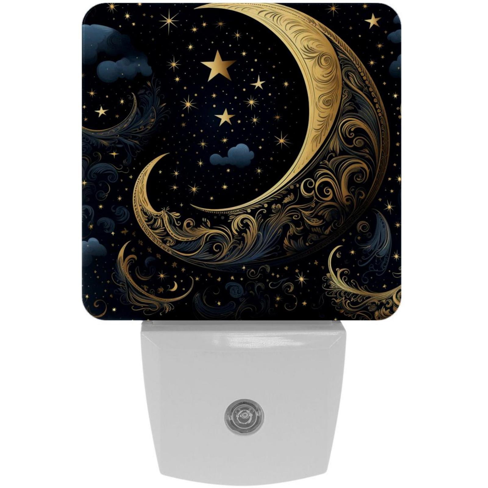 Crescent moon symbol LED Square Night Lights - Illuminating Your Space ...