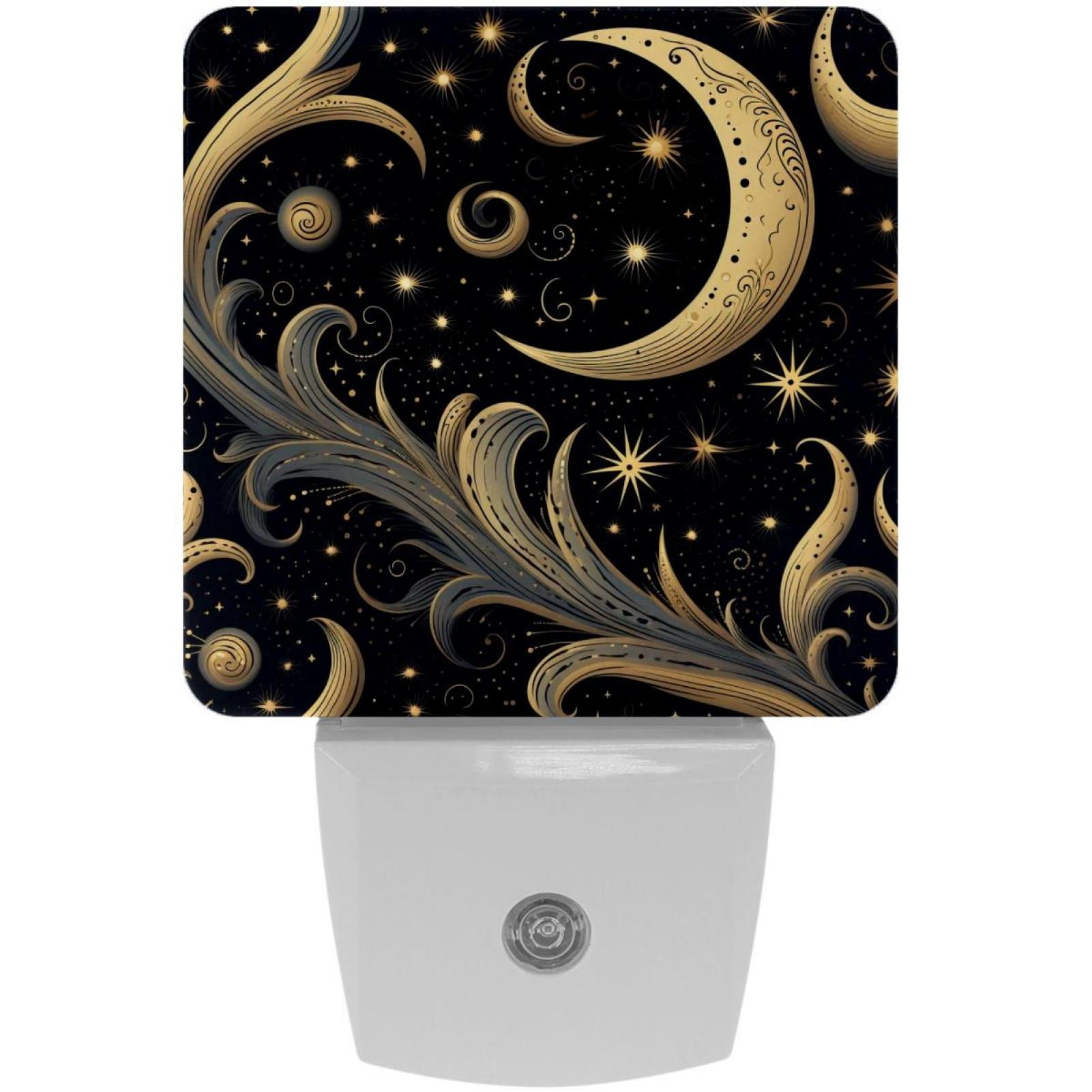 Crescent moon symbol LED Square Night Lights - Illuminating Your Space ...