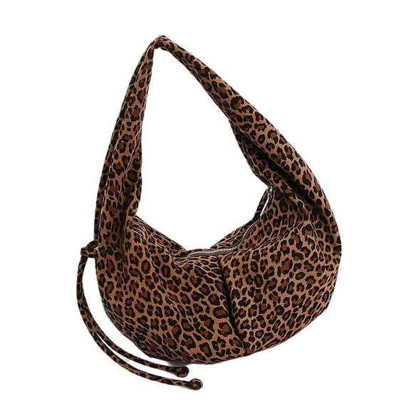 Crescents Shoulder Bags for Women Winter Toted Purse Faux Suedes ...