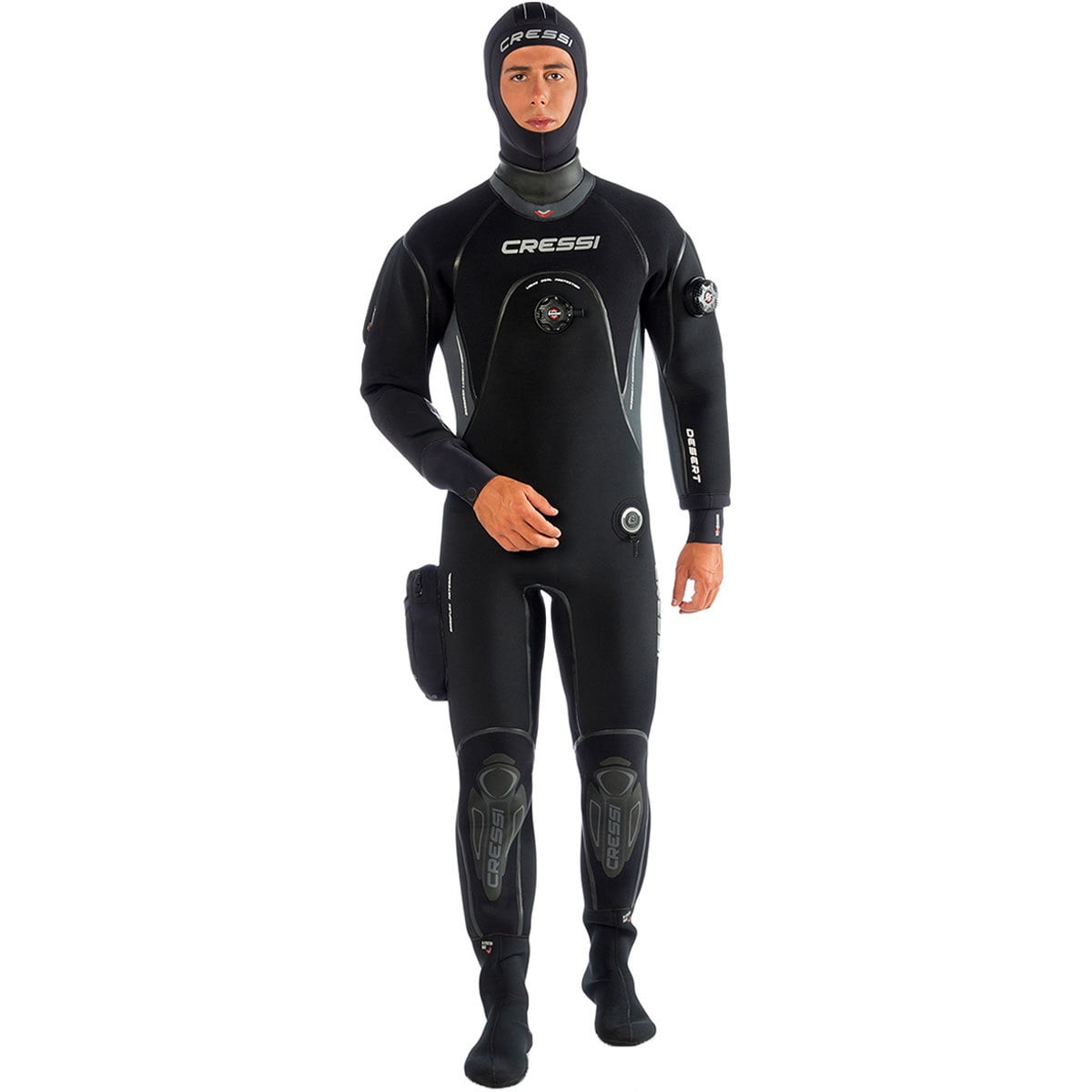 Cressi Desert 4mm Man Drysuit (Black, Medium) - Walmart.com