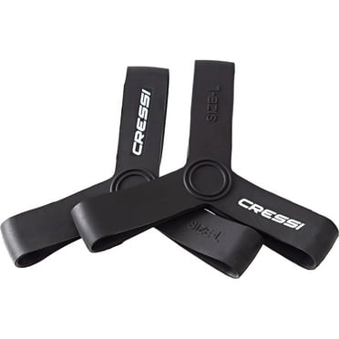 Scuba Diving Snorkeling Rubber Fin Keepers/Gripper Set - Pair (Medium ...