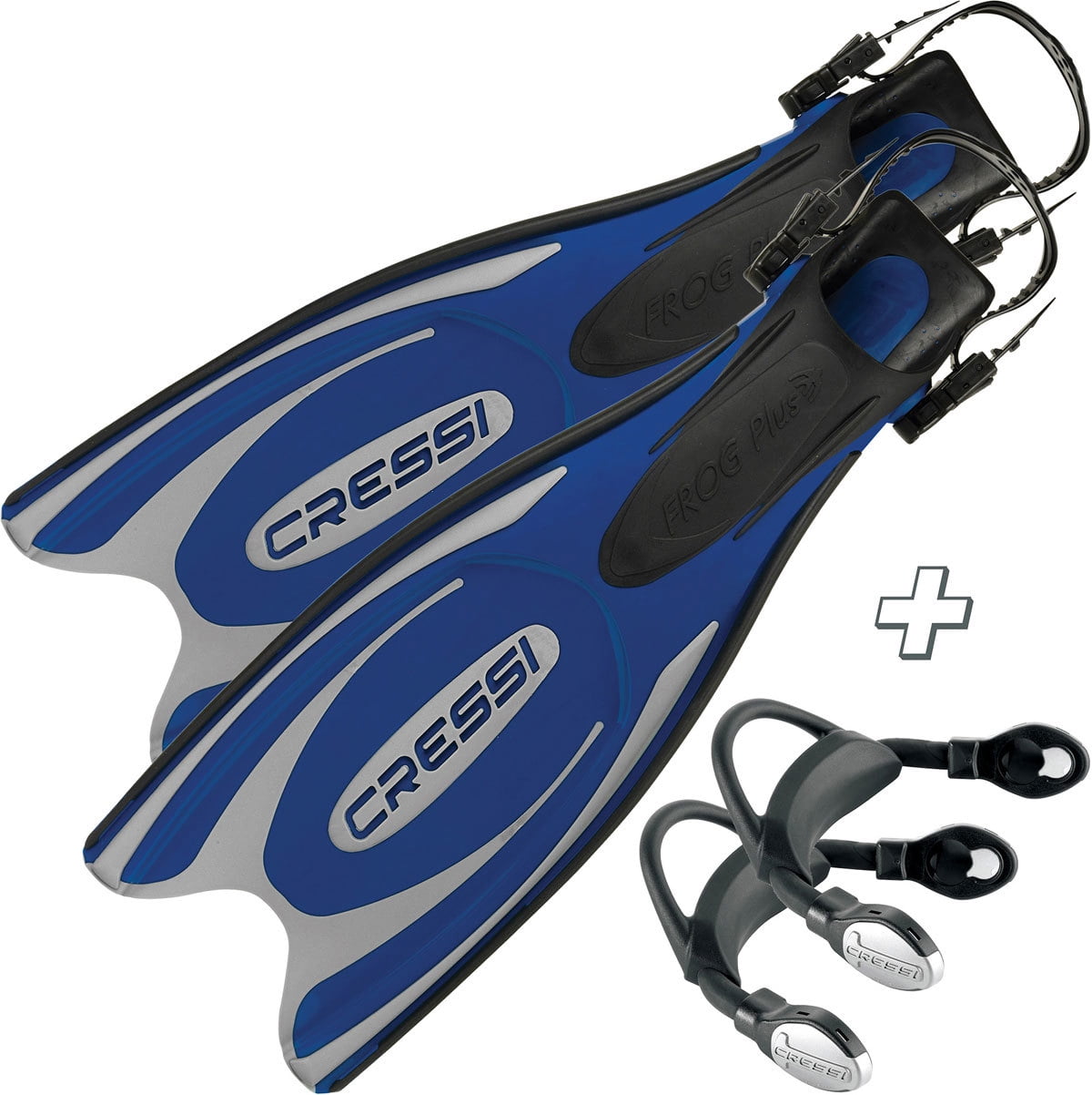 Cressi Frog-Plus Fins with Bungee Straps - Walmart.com