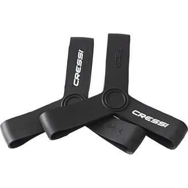 Scuba Diving Snorkeling Rubber Fin Keepers/Gripper Set - Pair (Medium ...