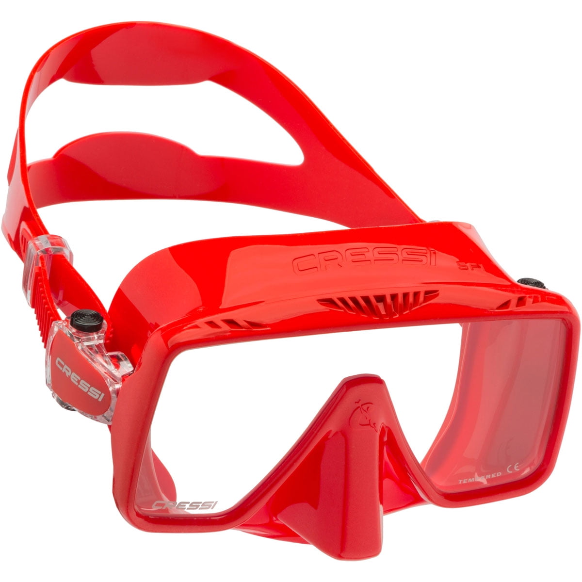 Cressi SF1 Squared Frameless Dive Mask - Walmart.com