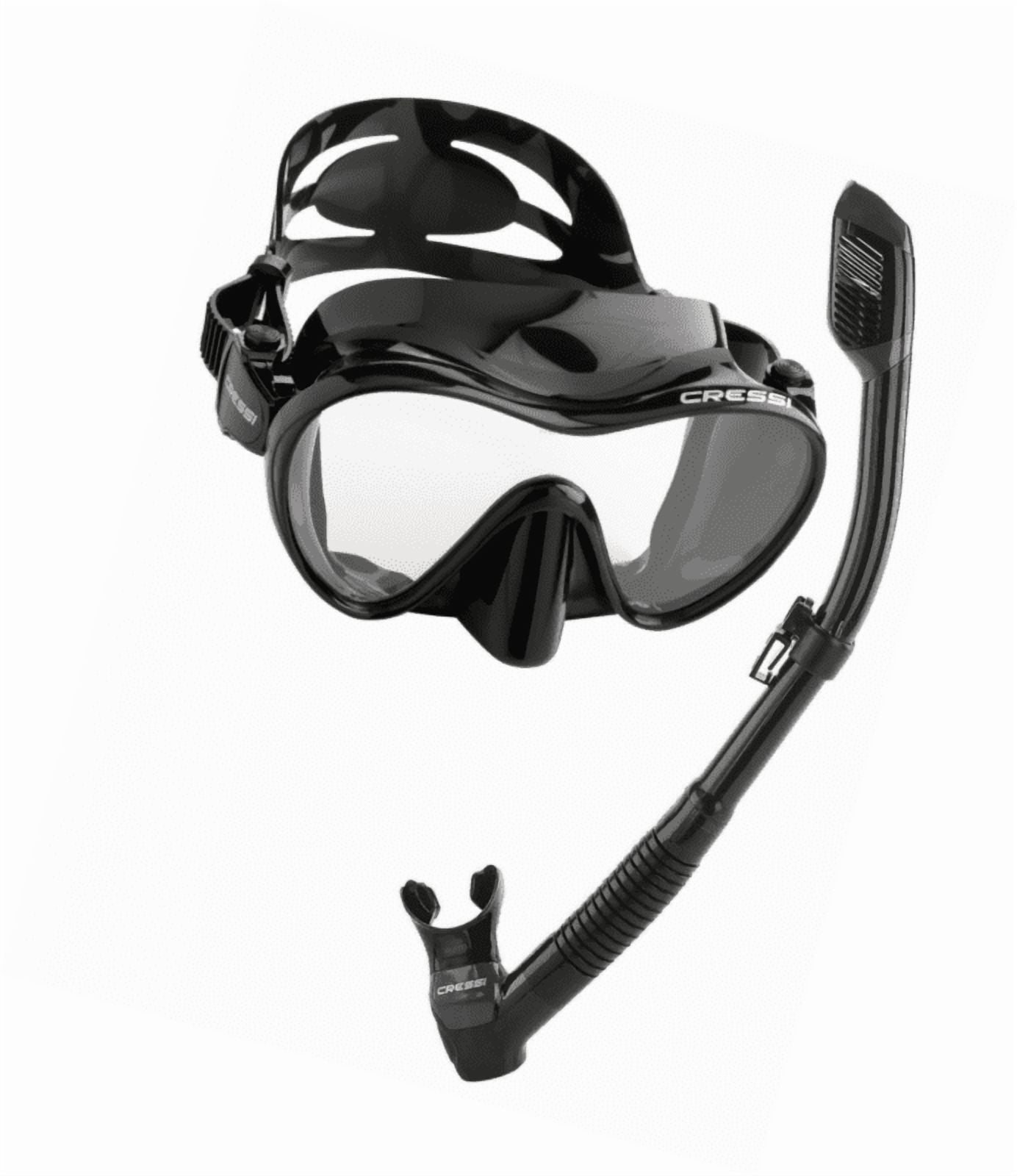 Cressi Scuba Diving Snorkeling Freediving Mask Snorkel Set - Walmart.com