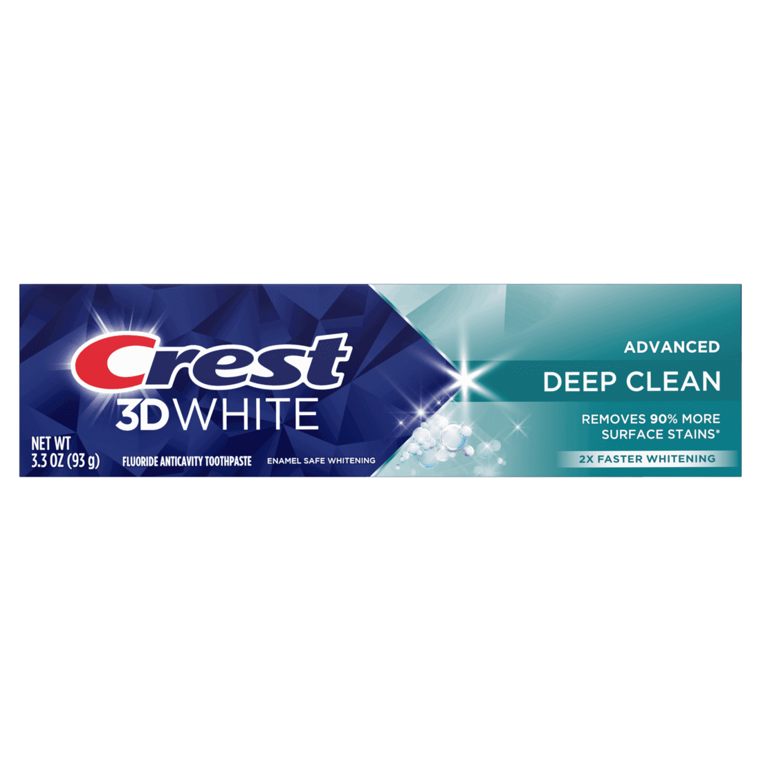 Crest 3D White Adv Deep Clean Whitening Toothpaste, 3.3 oz - Walmart.com