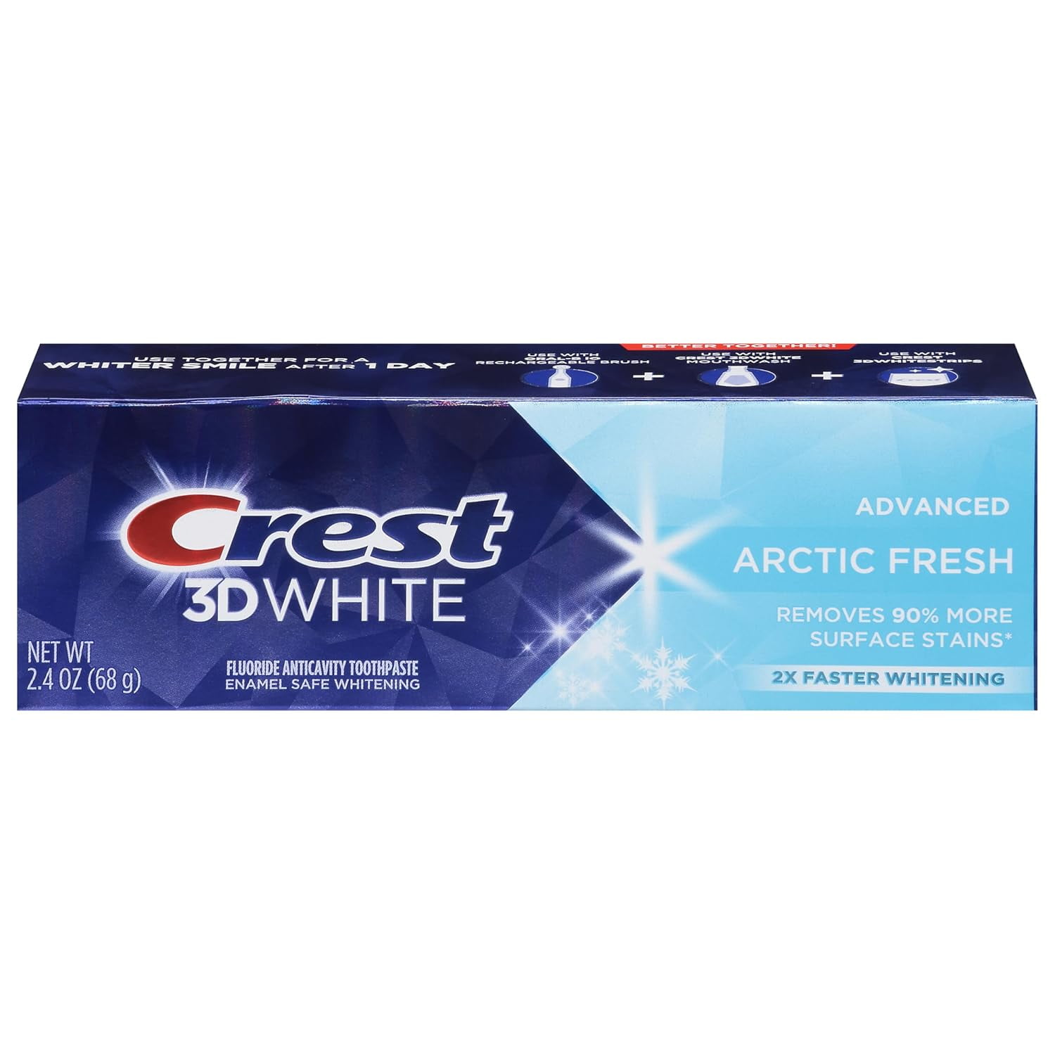 Crest 3D White Advanced Arctic Fresh Toothpaste, 2.4 Oz.. - Walmart.com