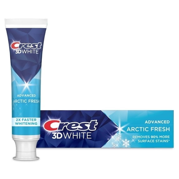 Crest 3D White Advanced Arctic Fresh Whitening Toothpaste, 2.4 oz (5 ...