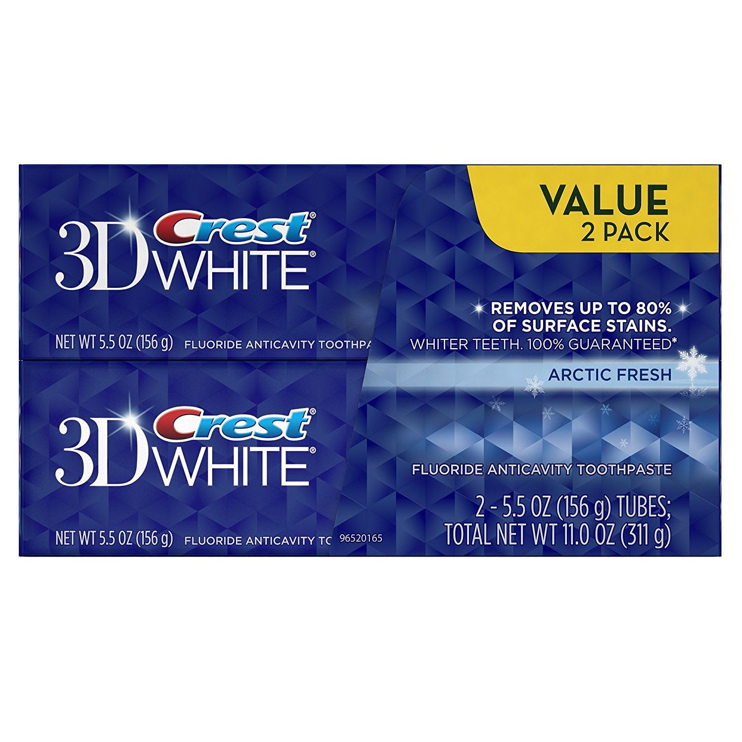 Crest 3D White Arctic Fresh Icy Cool Mint Flavor Whitening Toothpaste ...