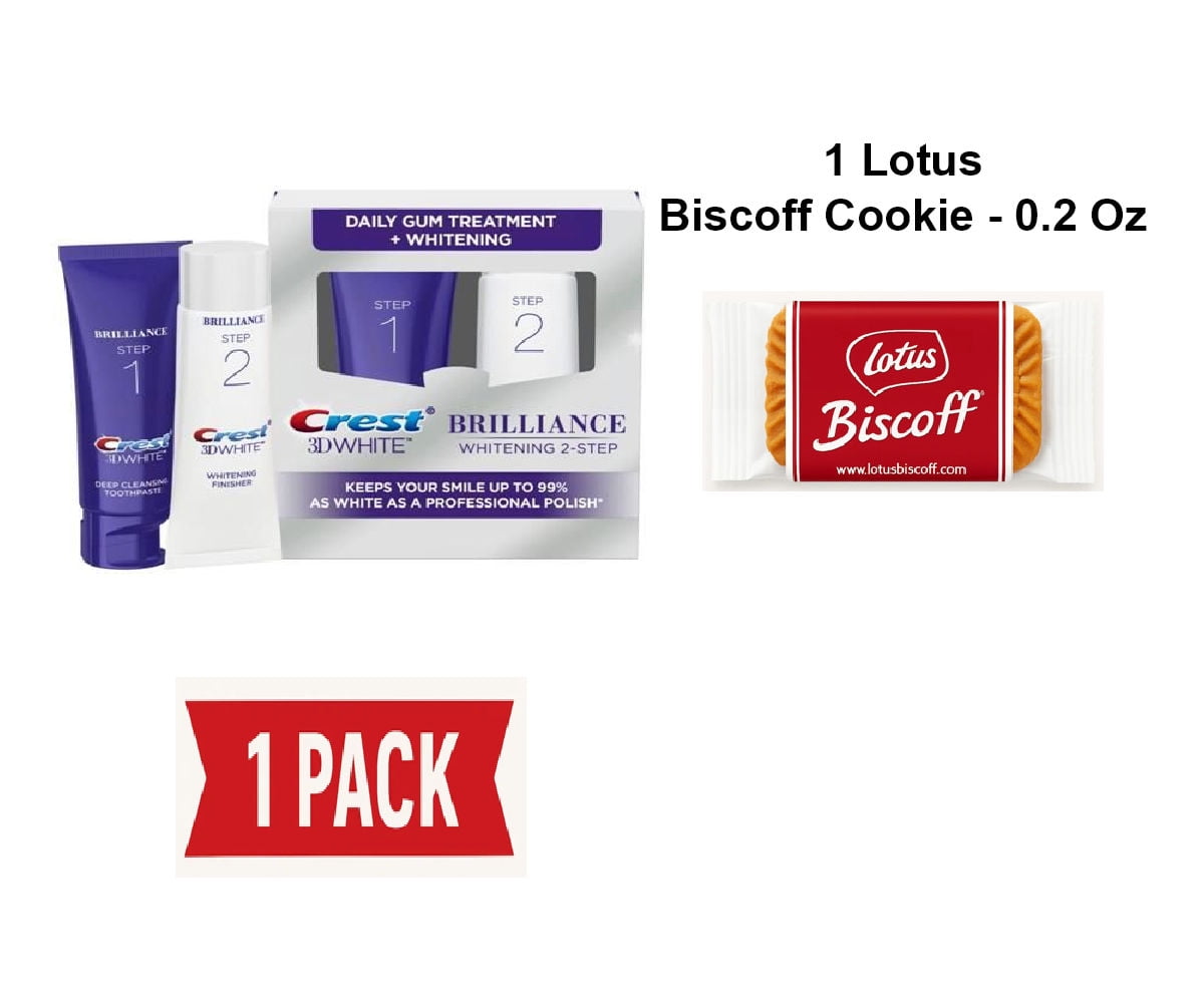 Crest 3D White Brilliance 2 Step Kit, Crest 3D White Toothpaste, Deep ...