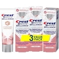 Crest 3D White Brilliance Hydrogen Peroxide Toothpaste with Fluoride, 3 ...