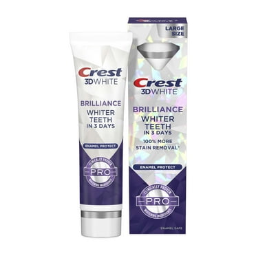 Crest 3D White Brilliance Pro Enamel Protect Toothpaste 3oz with ...