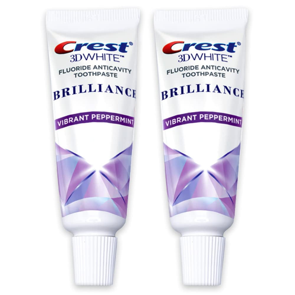 Crest 3D White Brilliance Toothpaste, Vibrant Peppermint, Whitening ...