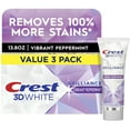 Crest 3D White Brilliance Advanced Vibrant Peppermint Whitening ...