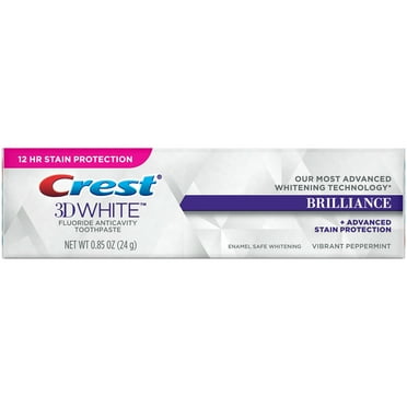 Crest 3D White Brilliance Whitening Toothpaste with Stain Protection, 4 ...
