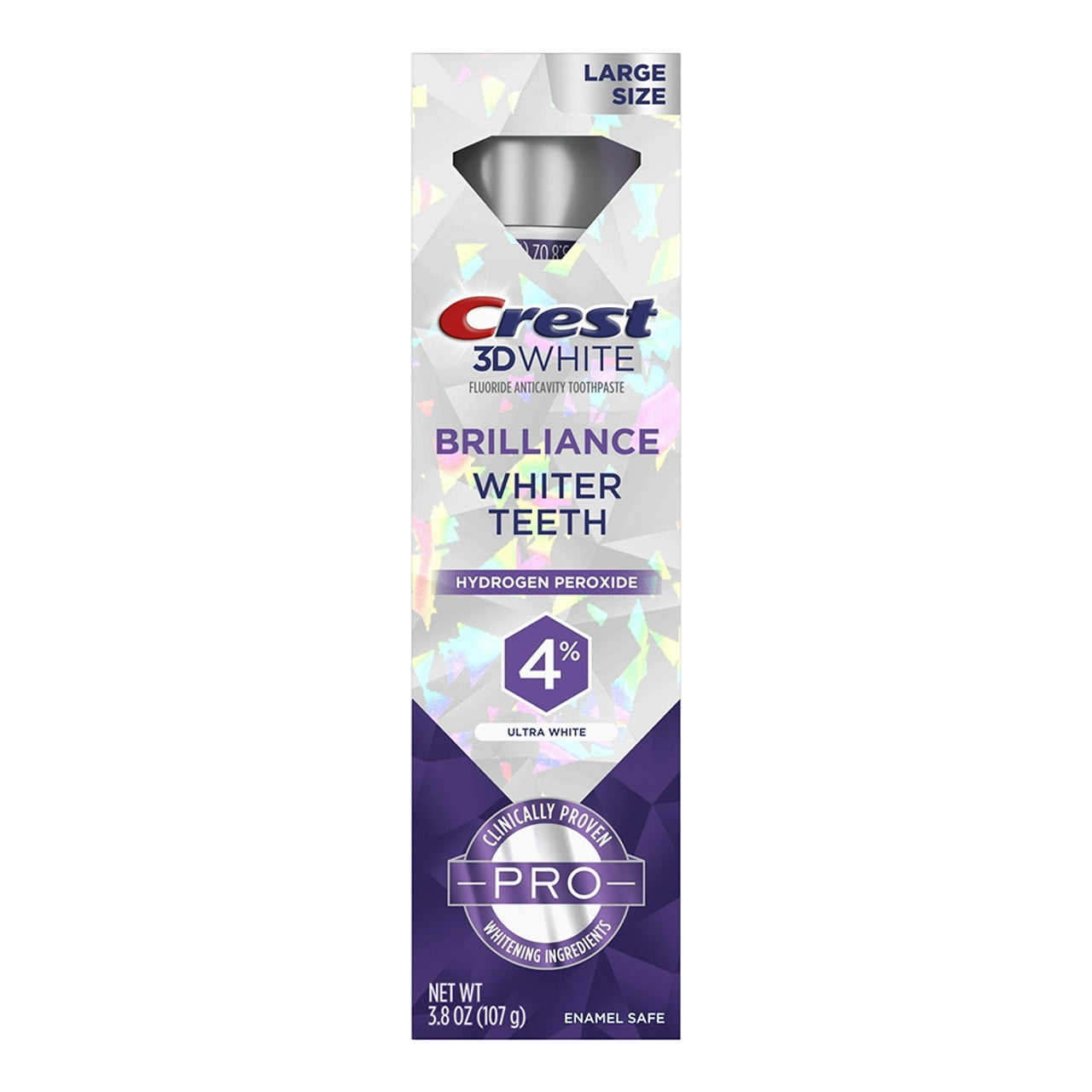 Crest 3D White Pro Ultra White Teeth Whitening Toothpaste, 3.8 Oz, 2 ...