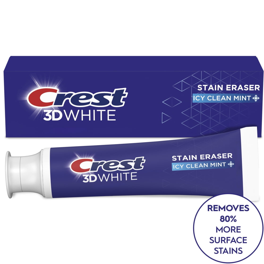 Crest Whitening Toothpaste Icy Clean Mint 3.8 oz Brighten Surface ...