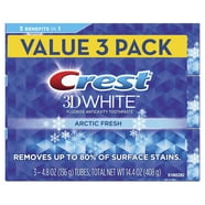 Crest 3D White, Whitening Toothpaste Radiant Mint, 4.1 oz - Walmart.com