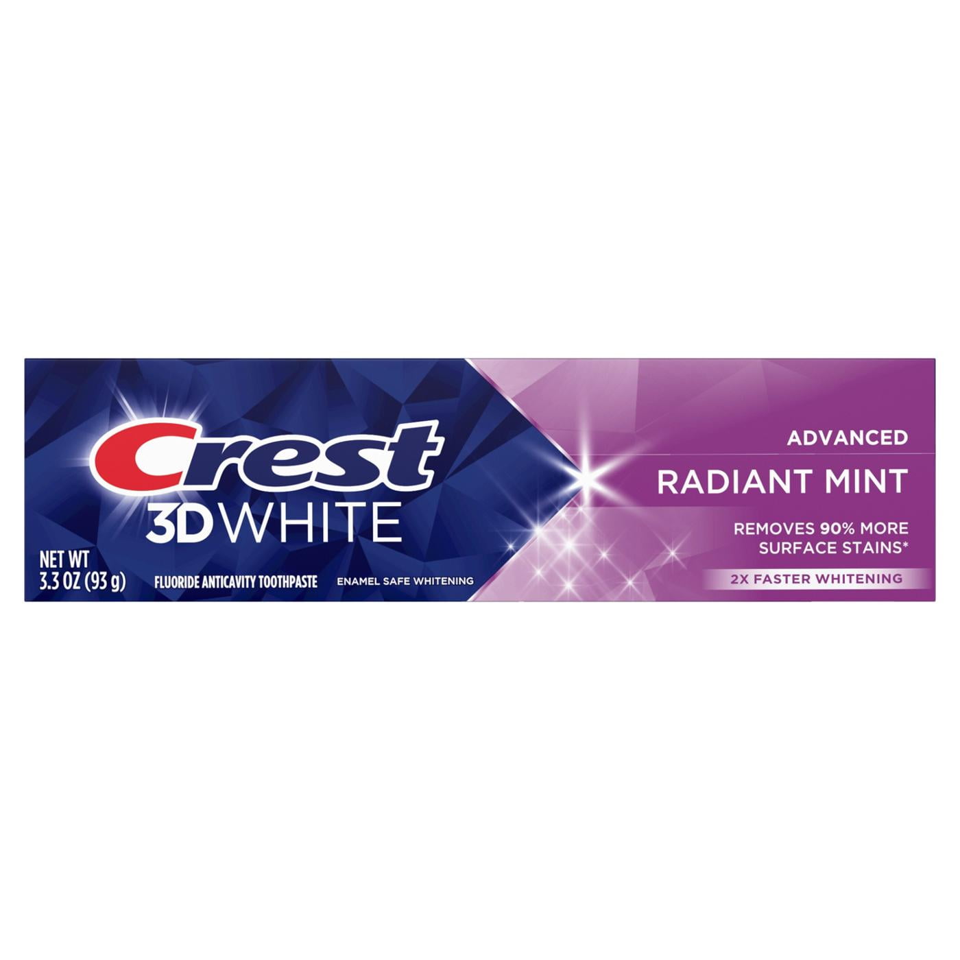 Crest 3D White Whitening Toothpaste - Radiant Mint - 3.3 oz - Walmart.com