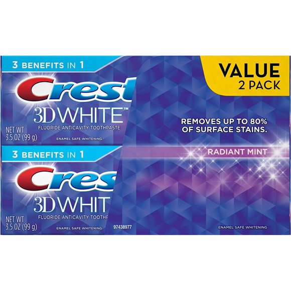 Crest 3D White Toothpaste in Crest Toothpaste - Walmart.com