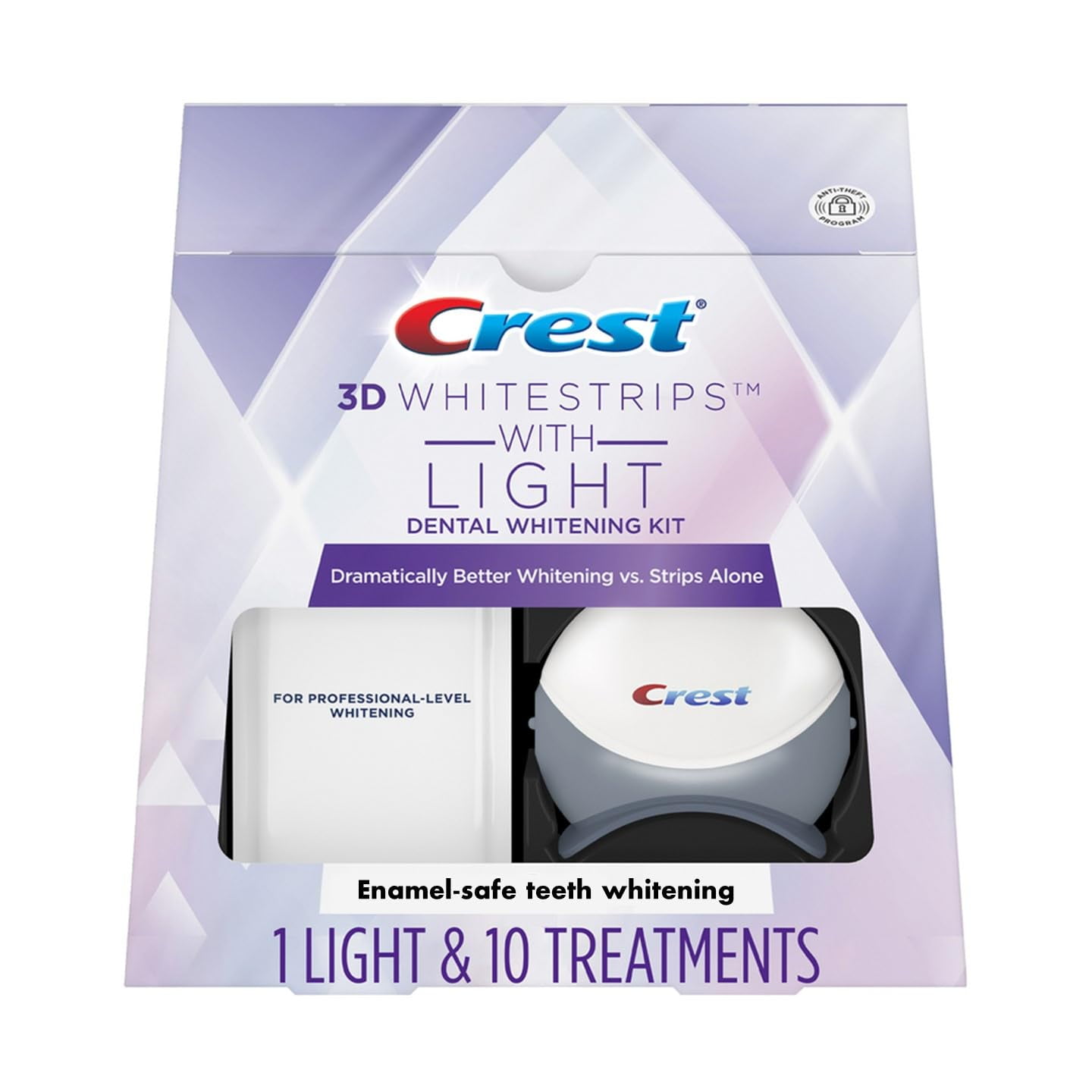 Crest 3D Whitestrips with Light, Whitestrips 3D White, Teeth Whitening ...